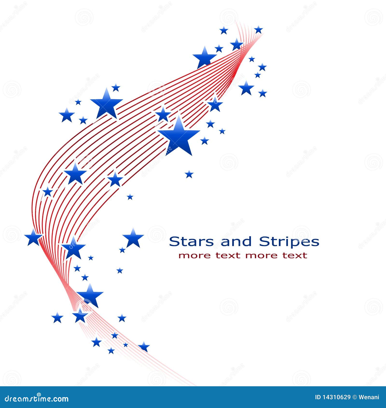 Red Stars Clip Art Border