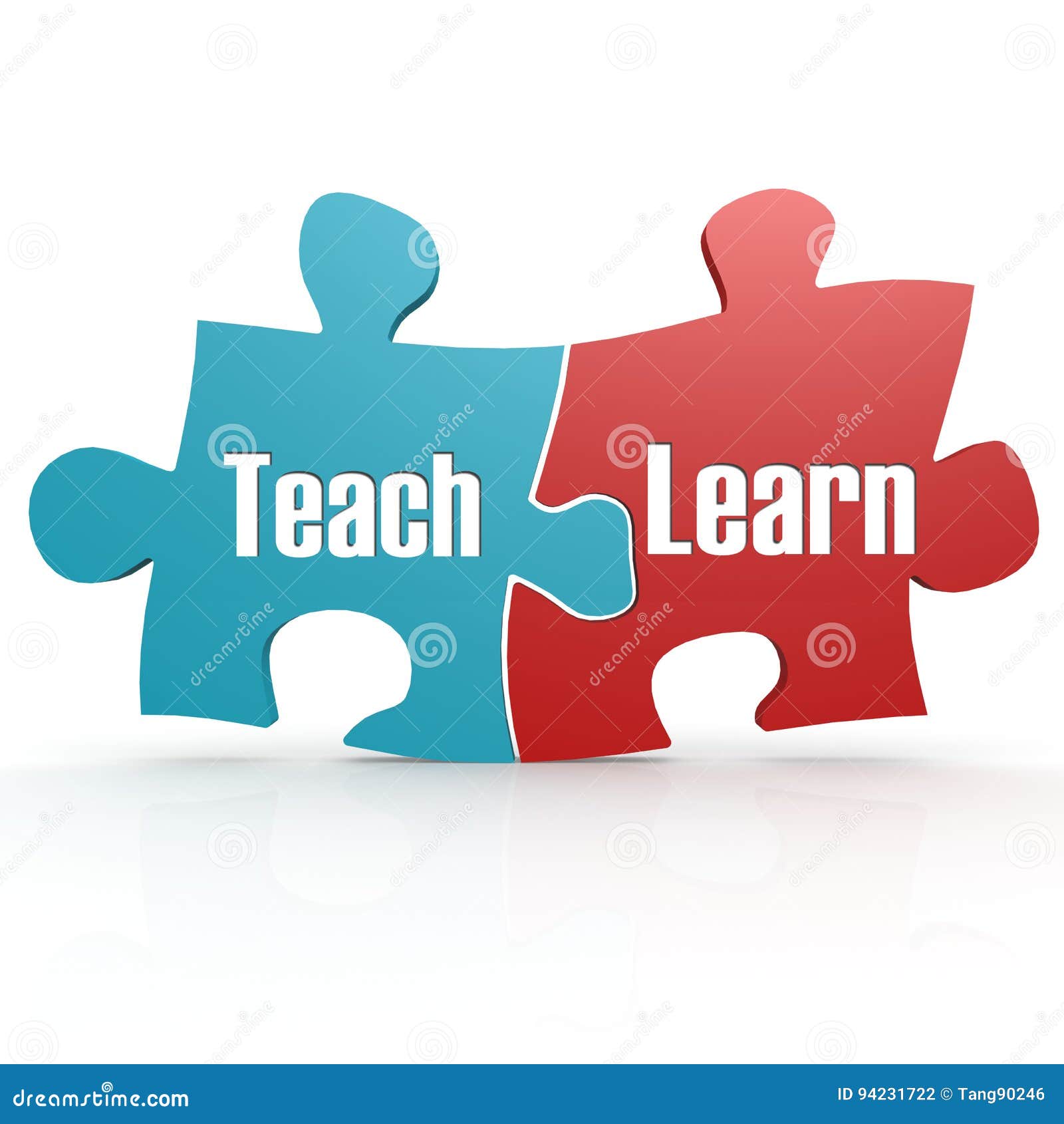 Teach Or Learn As A Choice In Life - Pictured As Words Teach, Learn On ...