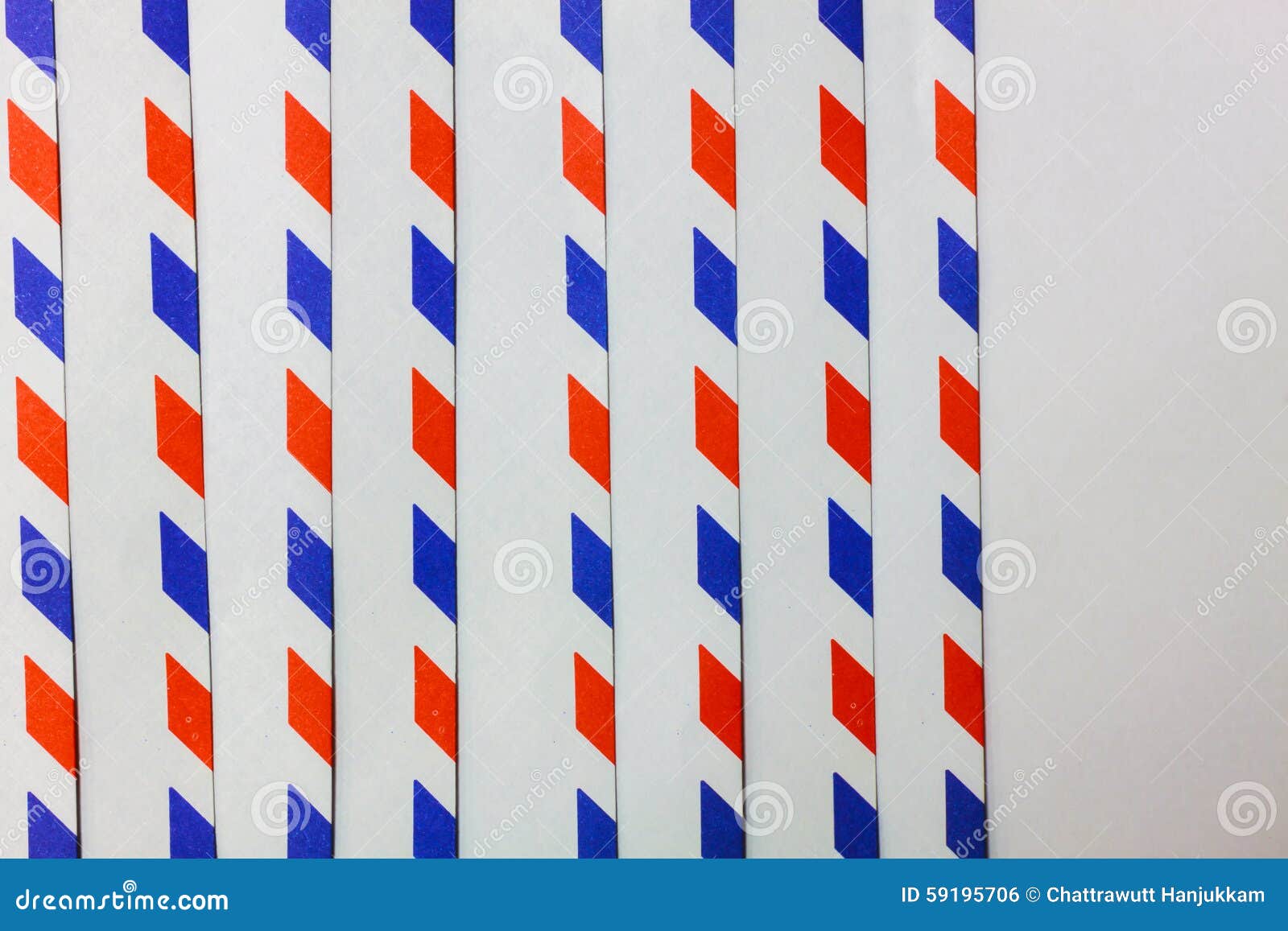Blue,red,white Vertical Line on White Background. Stock Photo - Image ...
