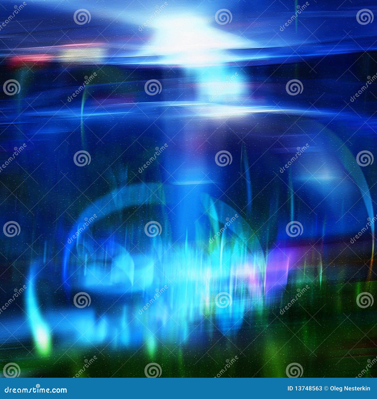 Blue reflection stock illustration. Illustration of decoration - 13748563