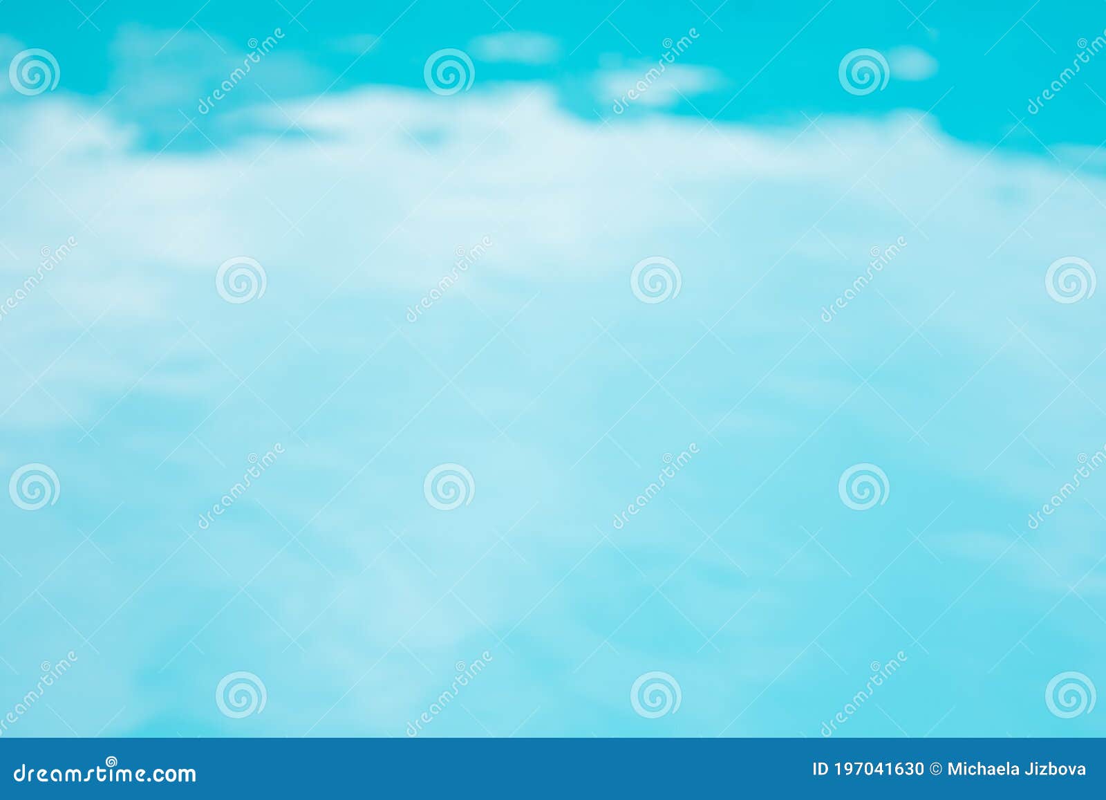 Blue Reflection in Swimming Pool, Bright Blue Blurred Background Stock ...