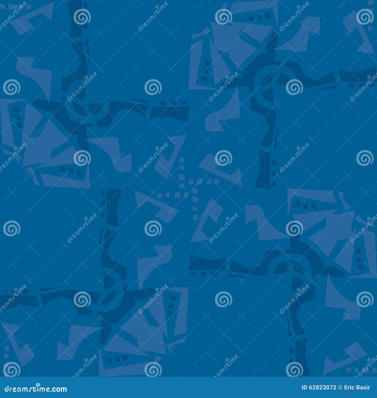 Blue Repeating Rectangular Shapes Stock Illustration - Illustration of ...