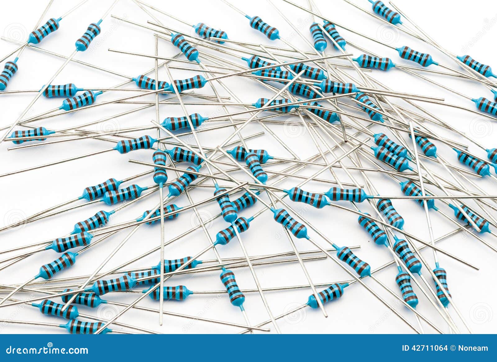 Blue Resistors Background/ Texture Stock Photo - Image of texture ...