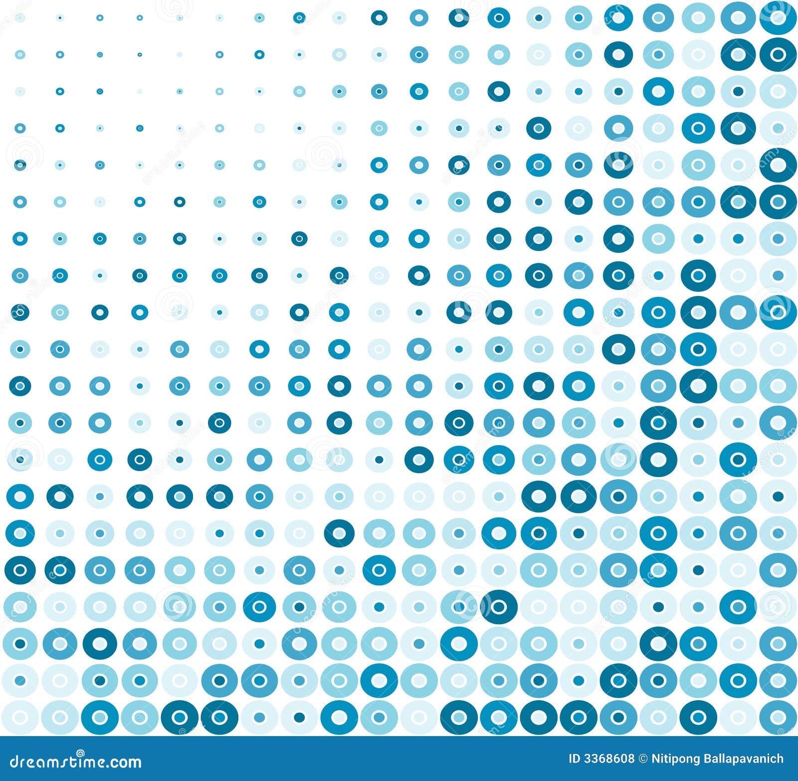 Blue Retro Circle Background Stock Vector - Illustration of disco ...