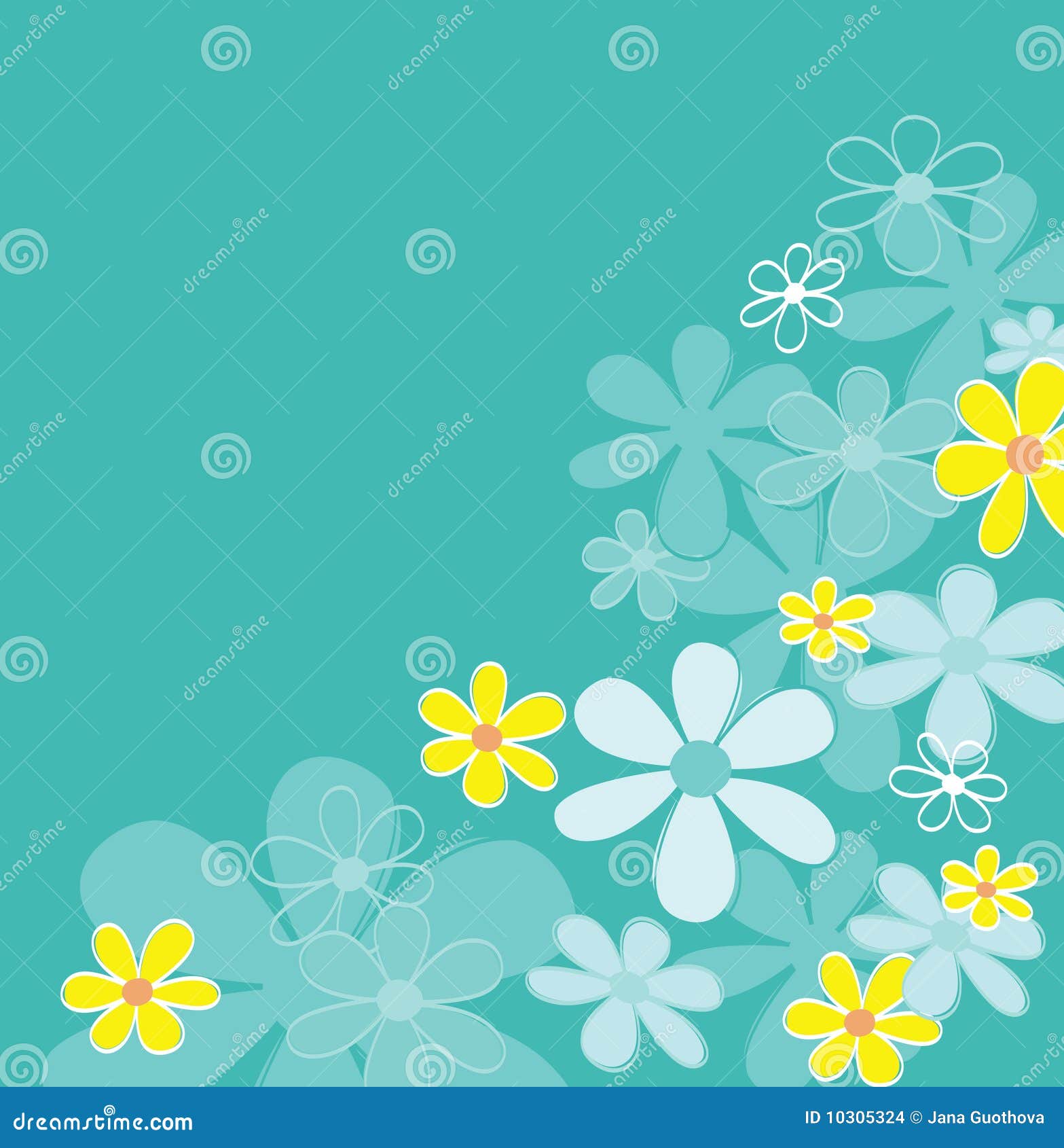 Blue Retro Flower Texture Stock Illustrations – 96,075 Blue Retro ...