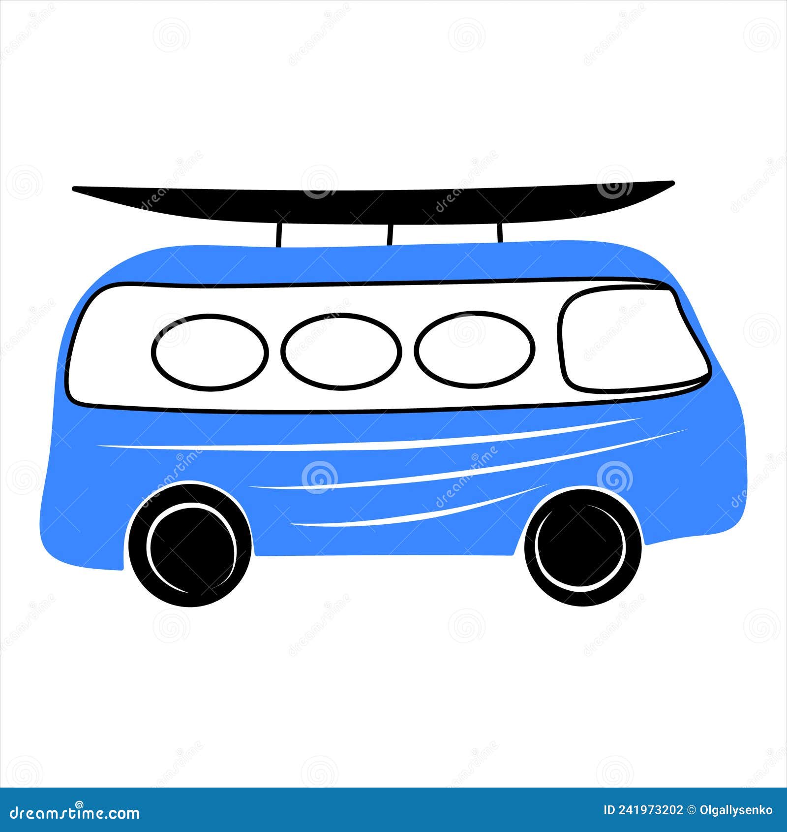 Retro Mini Car Vector. Isolated On White Background. | CartoonDealer ...