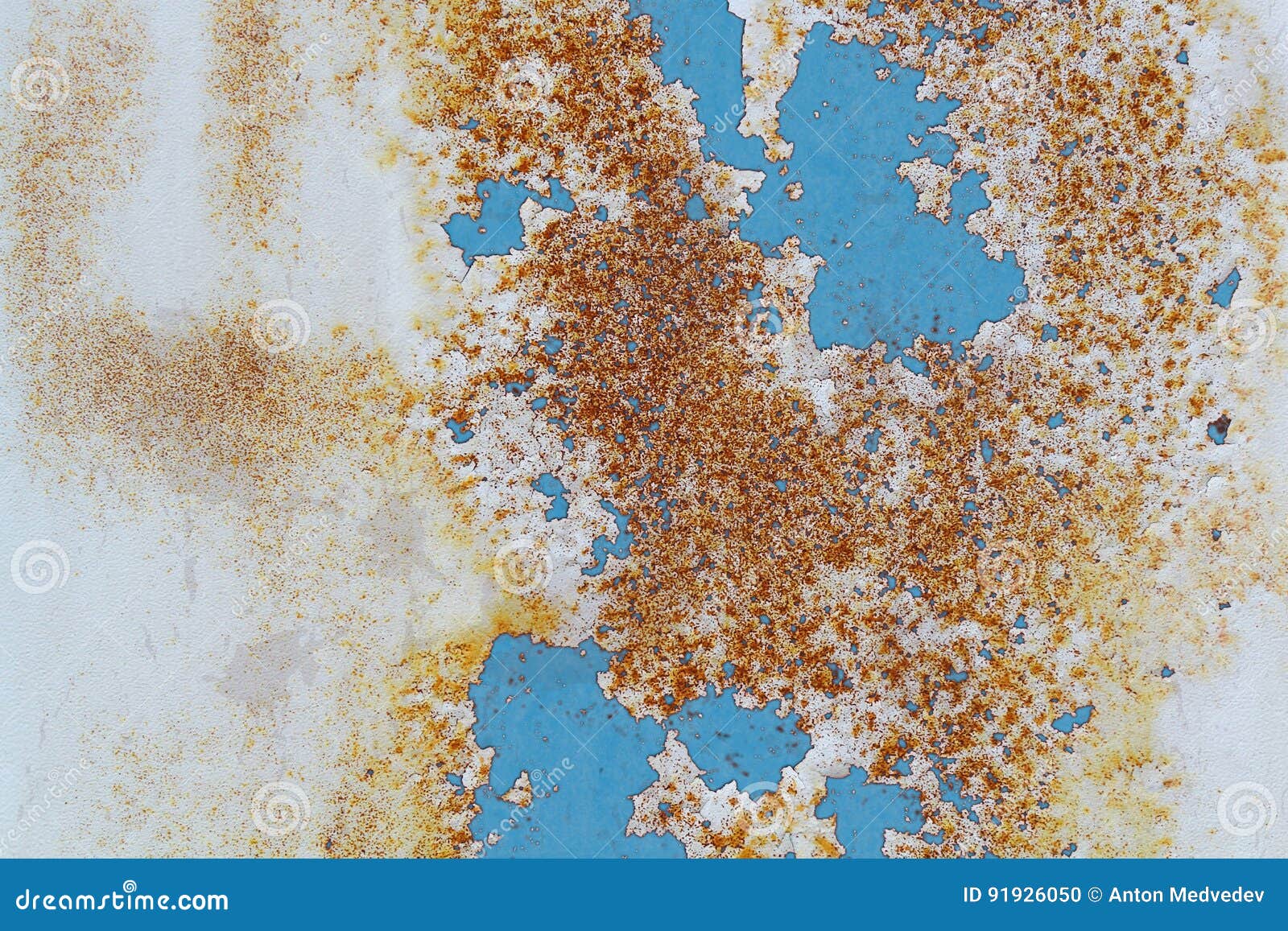 Old, Retro Car With Rust On The Metal. Side View. Rusty Body, The ...