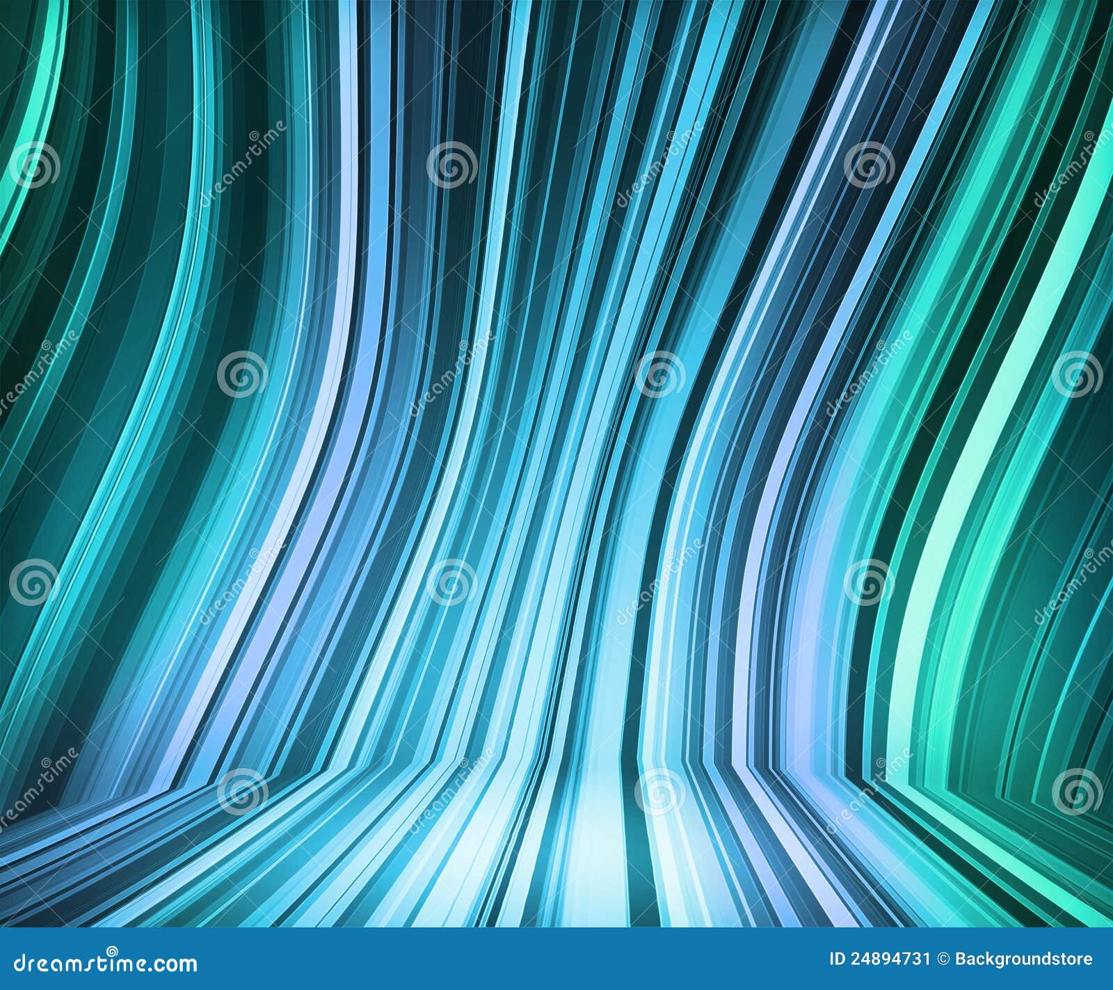 Blue Retro Stripes Stage stock illustration. Illustration of drama ...
