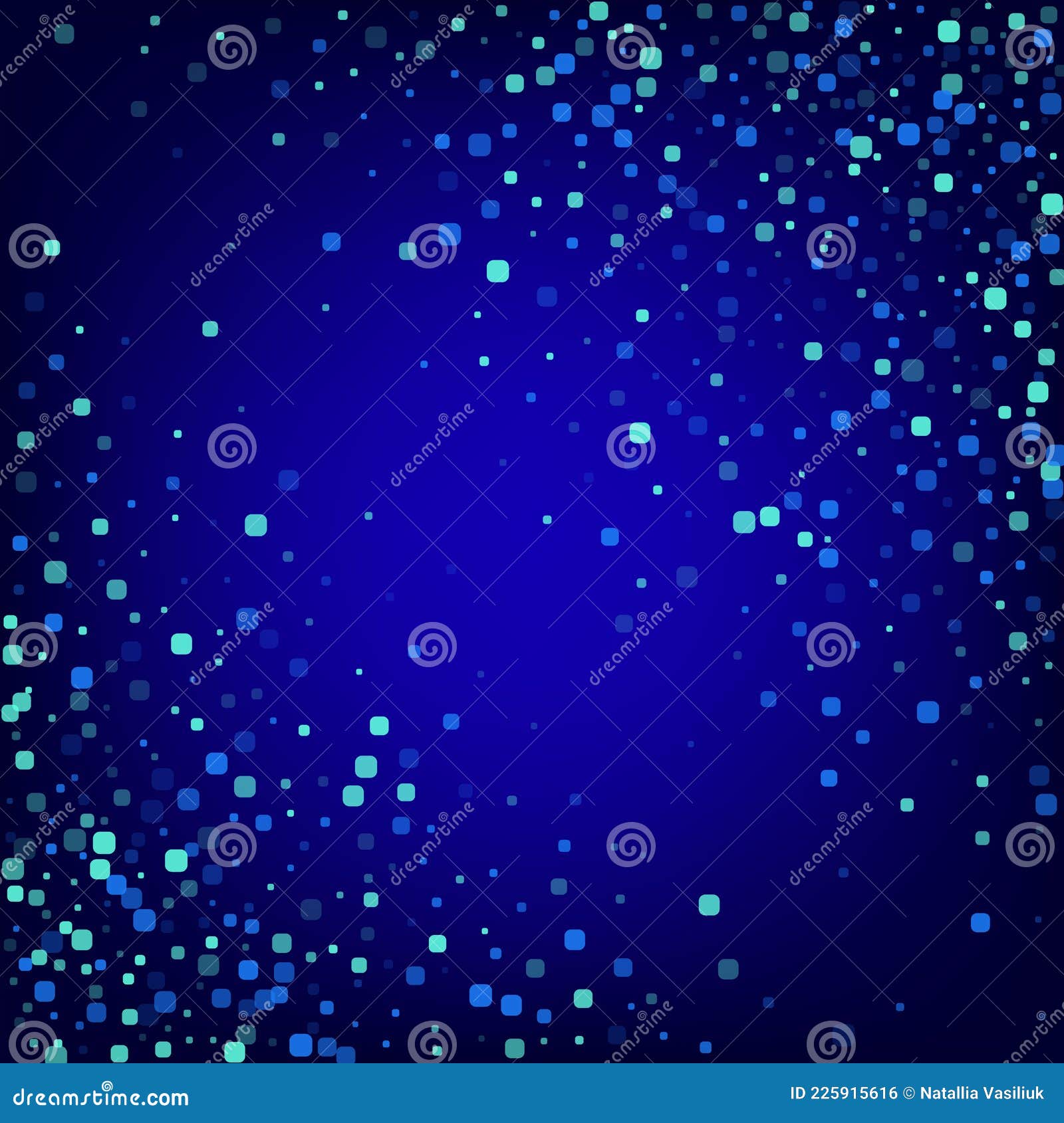 Blue Rhombus Abstract Blue Vector Background Stock Illustration ...