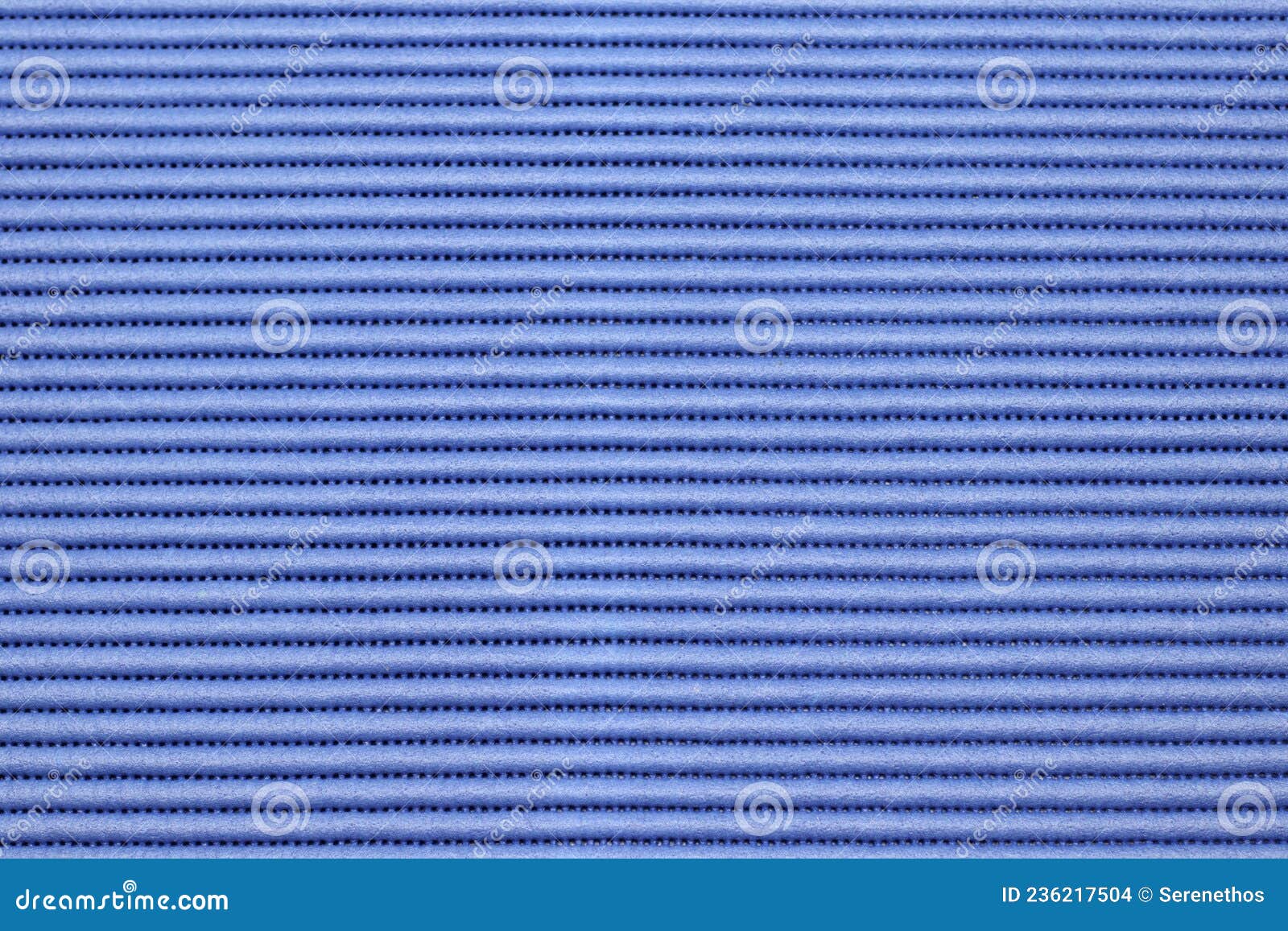 Blue Ribbed Raised Horizontal Bands with Tiny Holes in between Stock ...