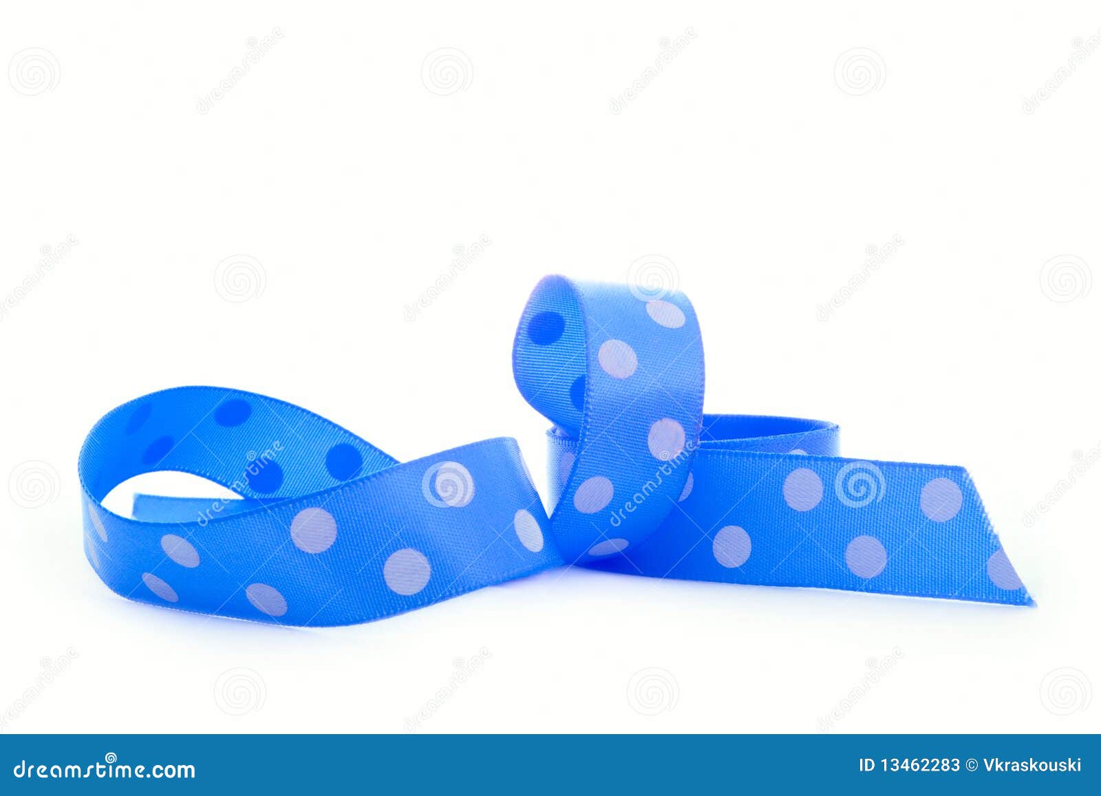 Blue ribbon stock image. Image of birthday, accessory - 13462283