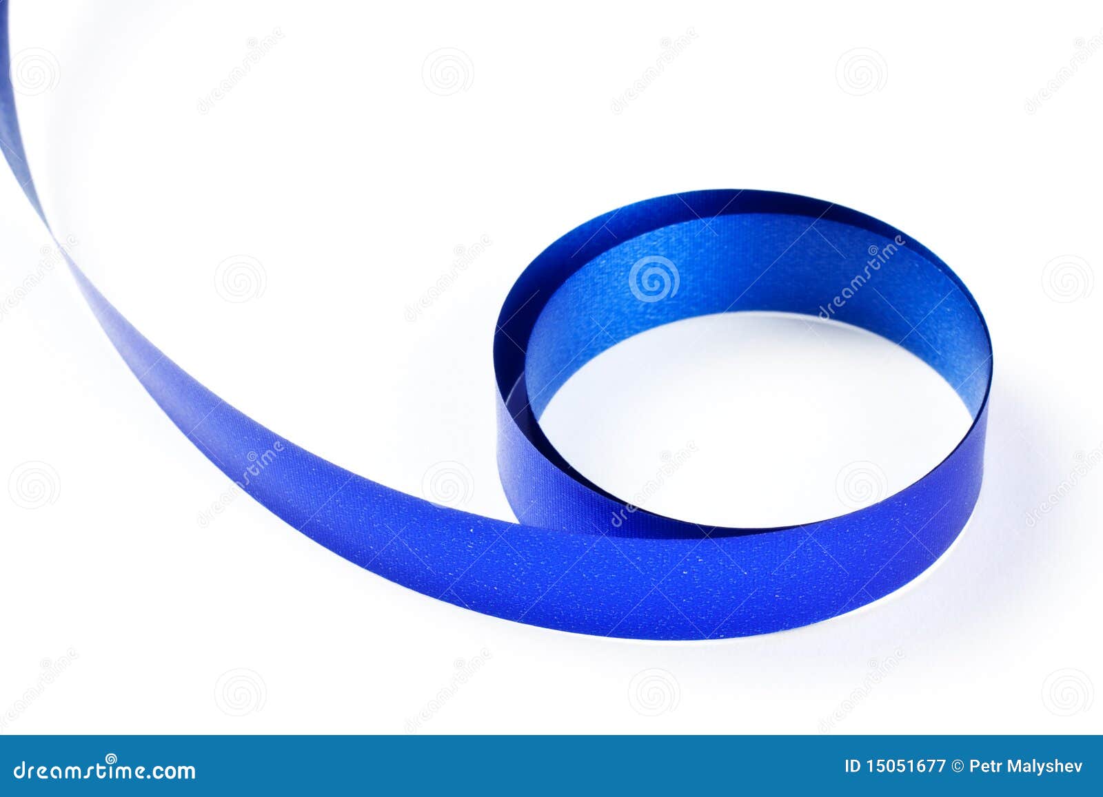 Blue ribbon stock image. Image of decorative, space, christmas - 15051677