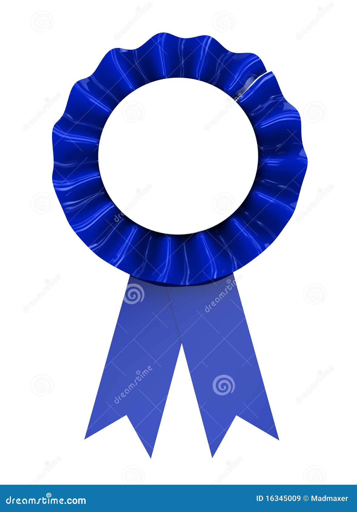 Blue ribbon stock illustration. Illustration of social - 16345009