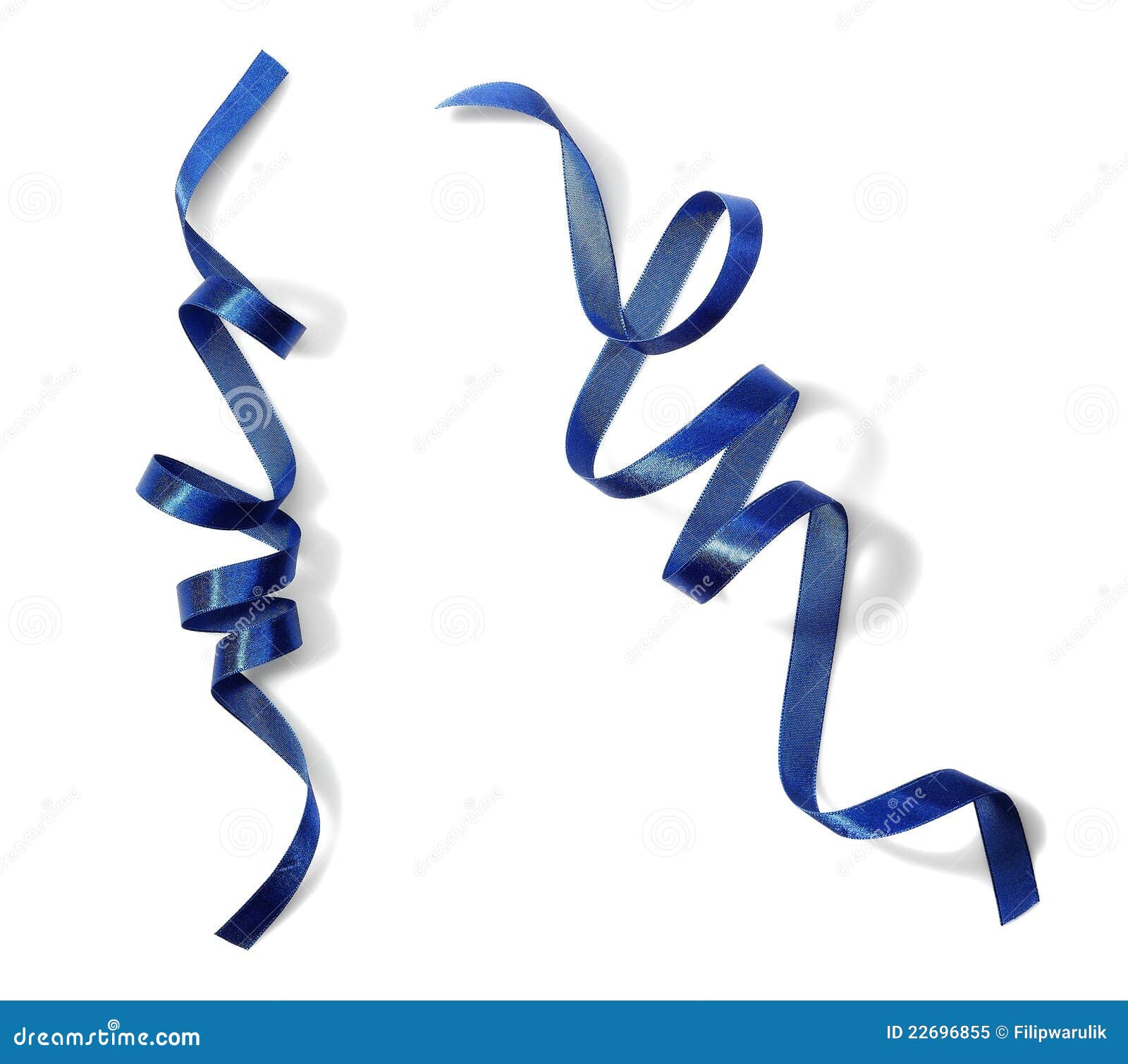 Blue Ribbon stock image. Image of christmas, blank, accessories - 22696855