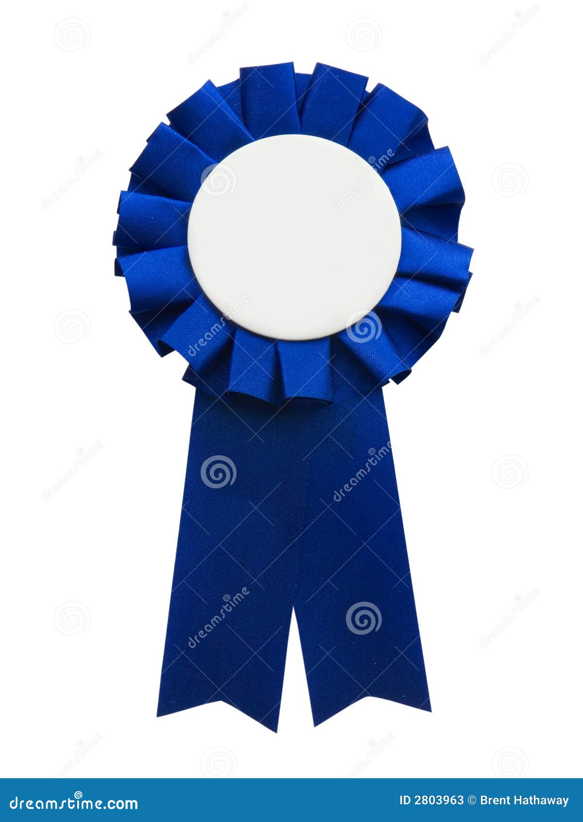 Blue Ribbon stock image. Image of blank, blue, place, white - 2803963