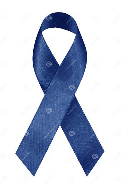 Blue Ribbon stock image. Image of survivor, blue, isolated - 3394651