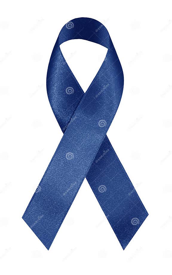 Blue Ribbon stock image. Image of survivor, blue, isolated - 3394651