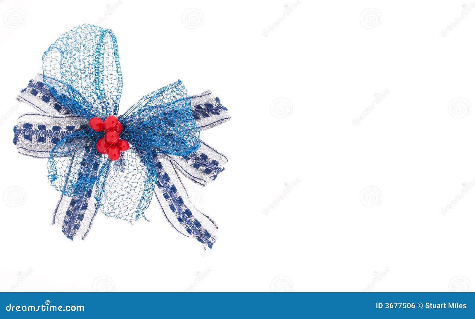 Blue ribbon stock photo. Image of ribbon, present, decoration - 3677506