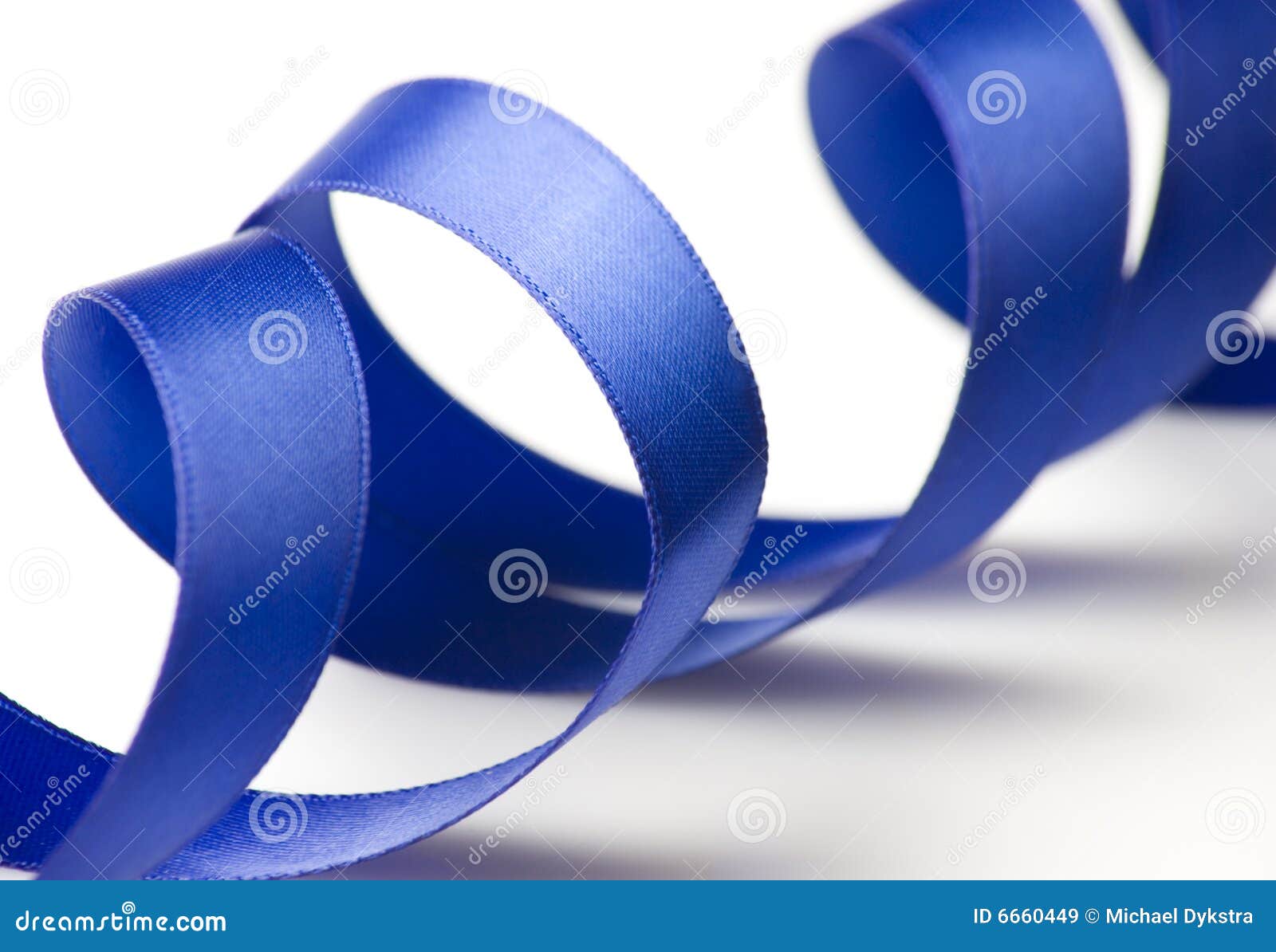 Blue Ribbon stock image. Image of curve, celebration, xmas - 6660449