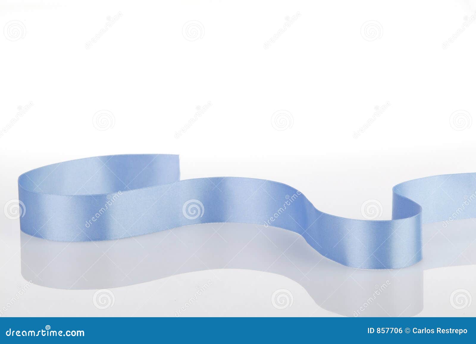 Blue ribbon stock photo. Image of blue, white, isolated - 857706