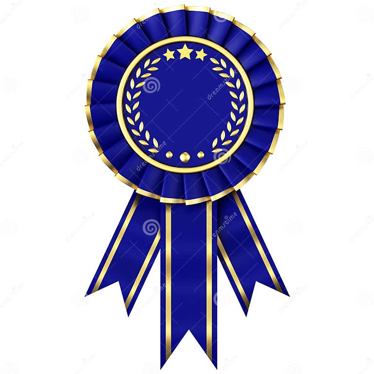 Blue Ribbon Award stock illustration. Illustration of excellence - 20964811