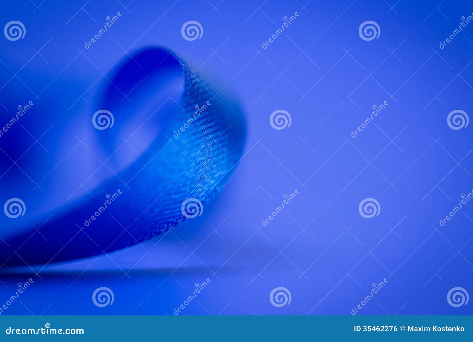 Blue ribbon stock photo. Image of blue, curve, color - 35462276