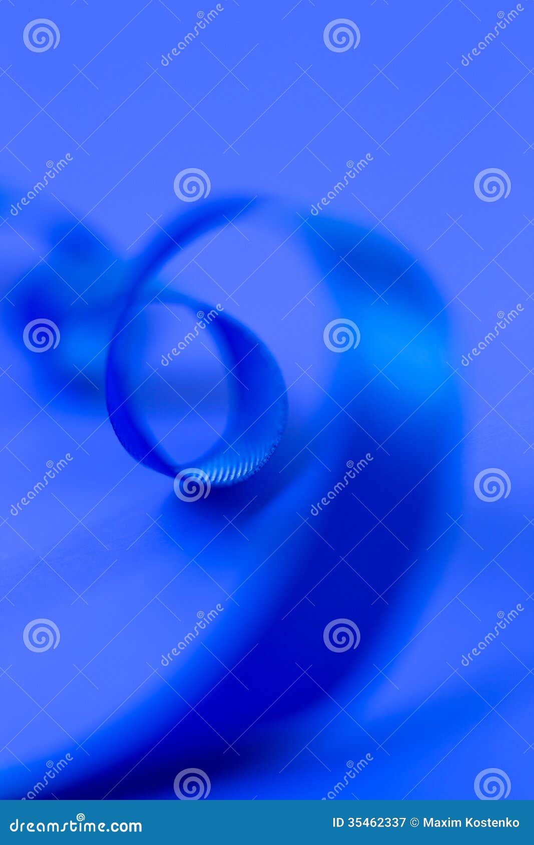 Blue ribbon stock image. Image of ribbon, line, color - 35462337
