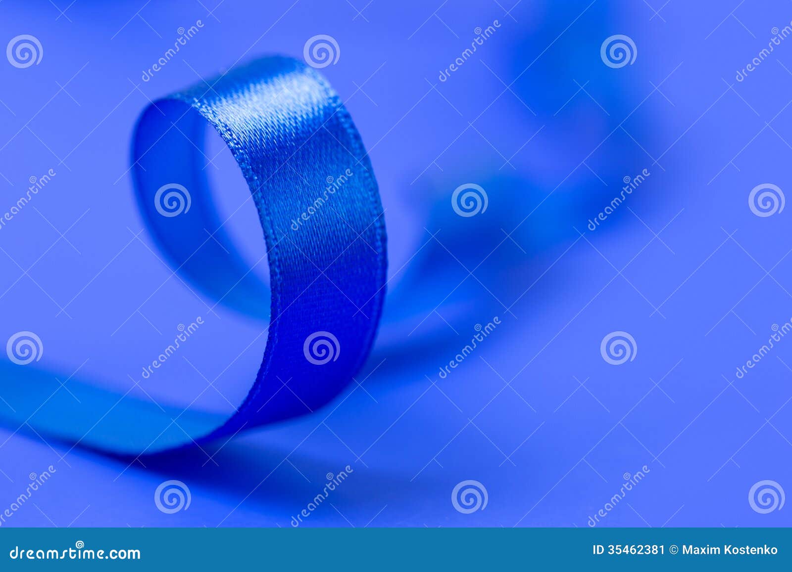 Blue ribbon stock image. Image of ribbon, present, element - 35462381