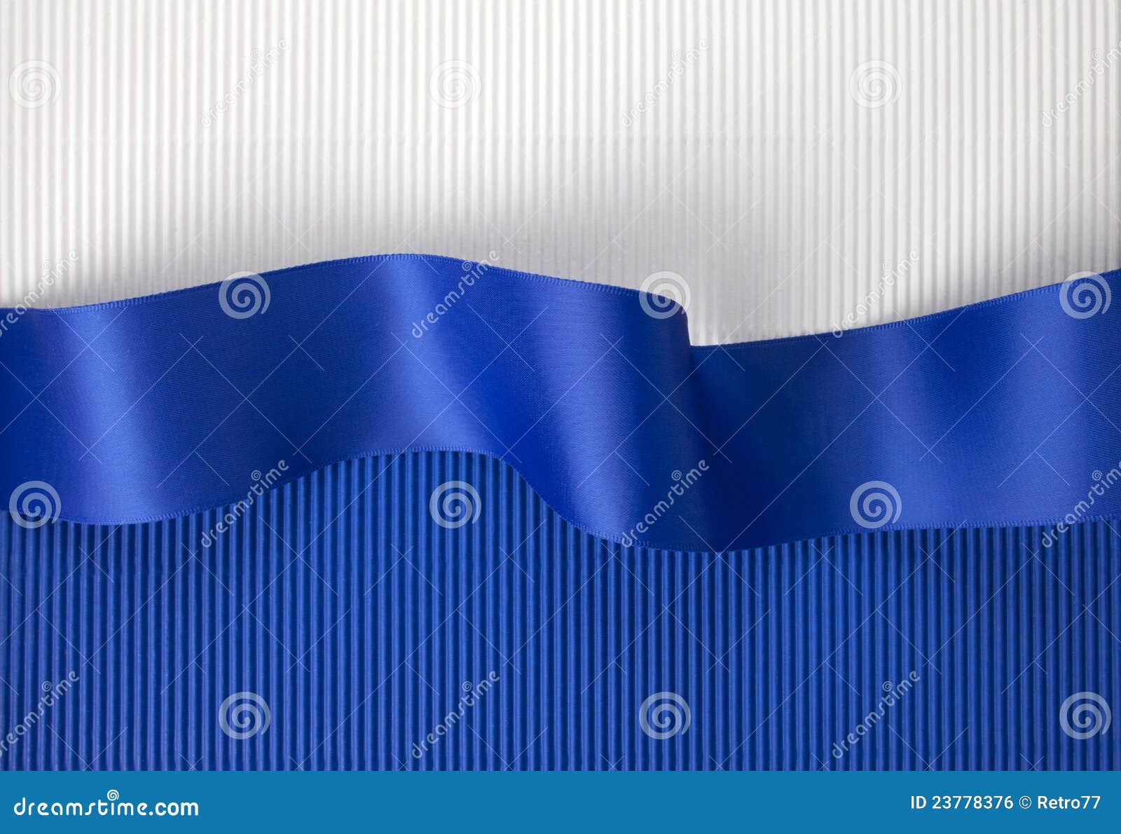 Blue ribbon banner stock photo. Image of decoration, cardboard - 23778376