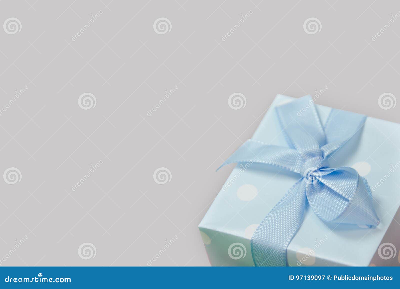 Blue, Ribbon, Box, Gift Picture. Image: 97139097