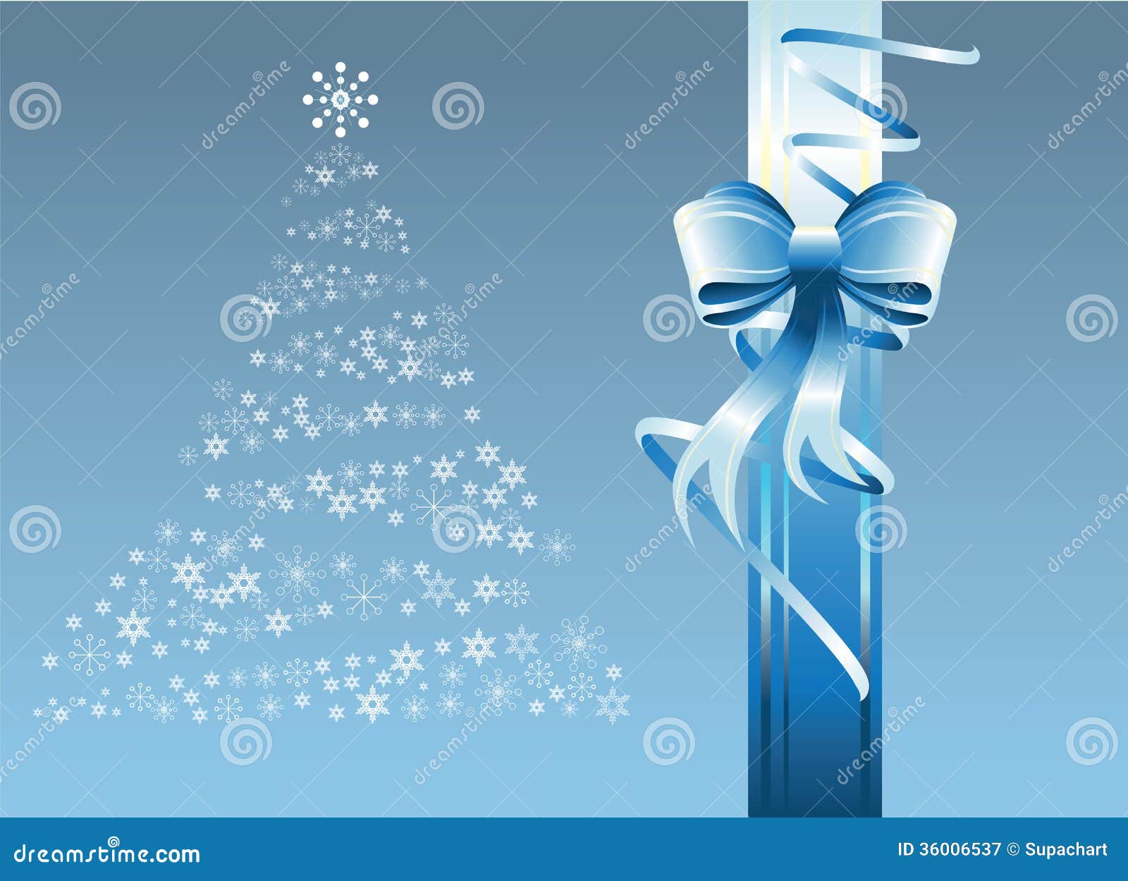 Blue Ribbon Celebration Template Stock Vector - Illustration of ...