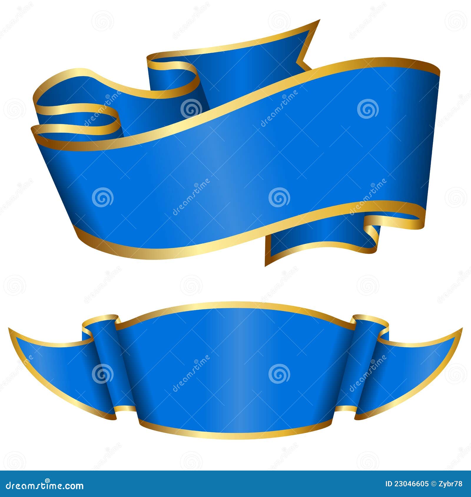 Blue Ribbon Collection Royalty Free Stock Photo - Image: 23046605