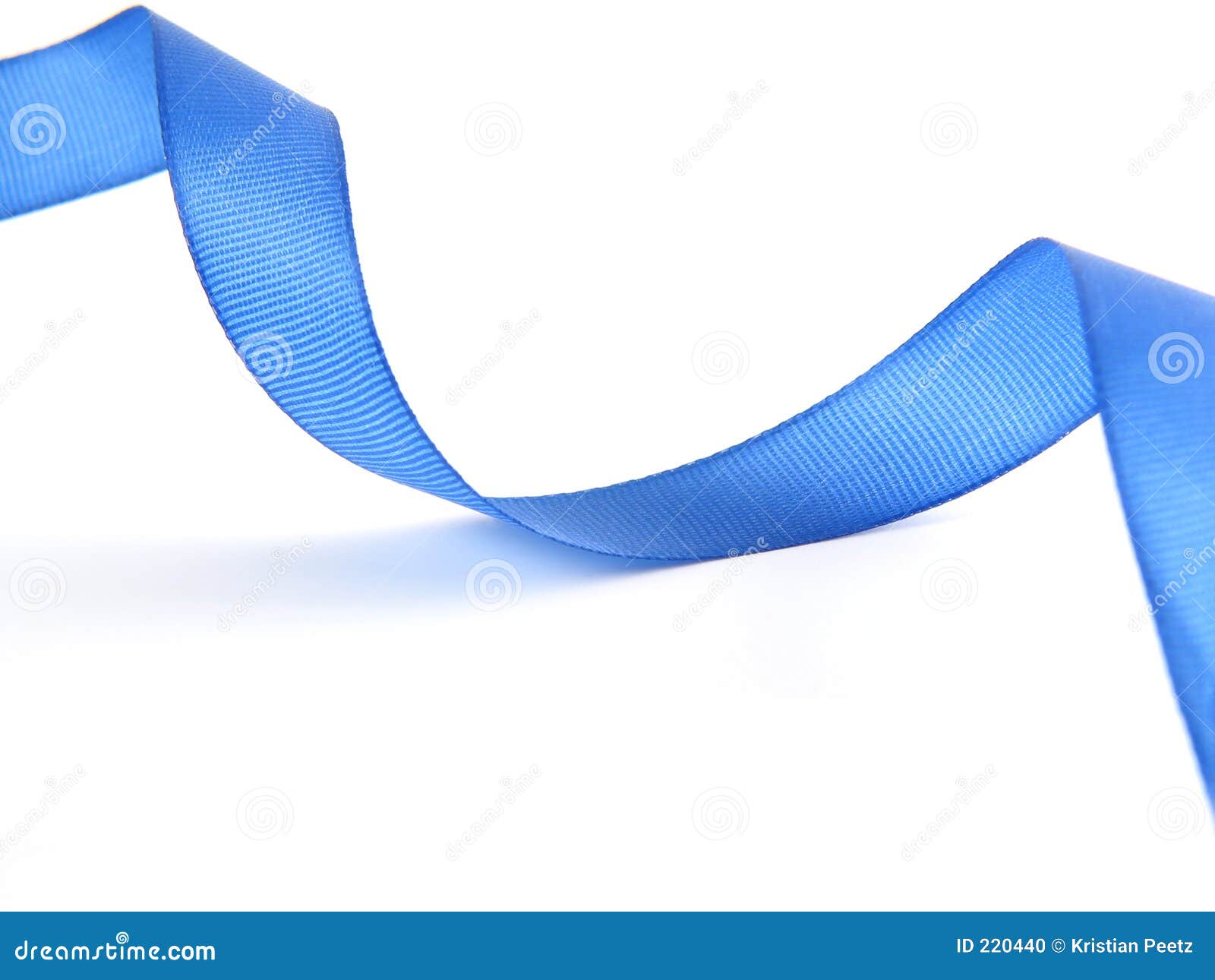Blue ribbon crossing stock photo. Image of birthday, texture - 220440