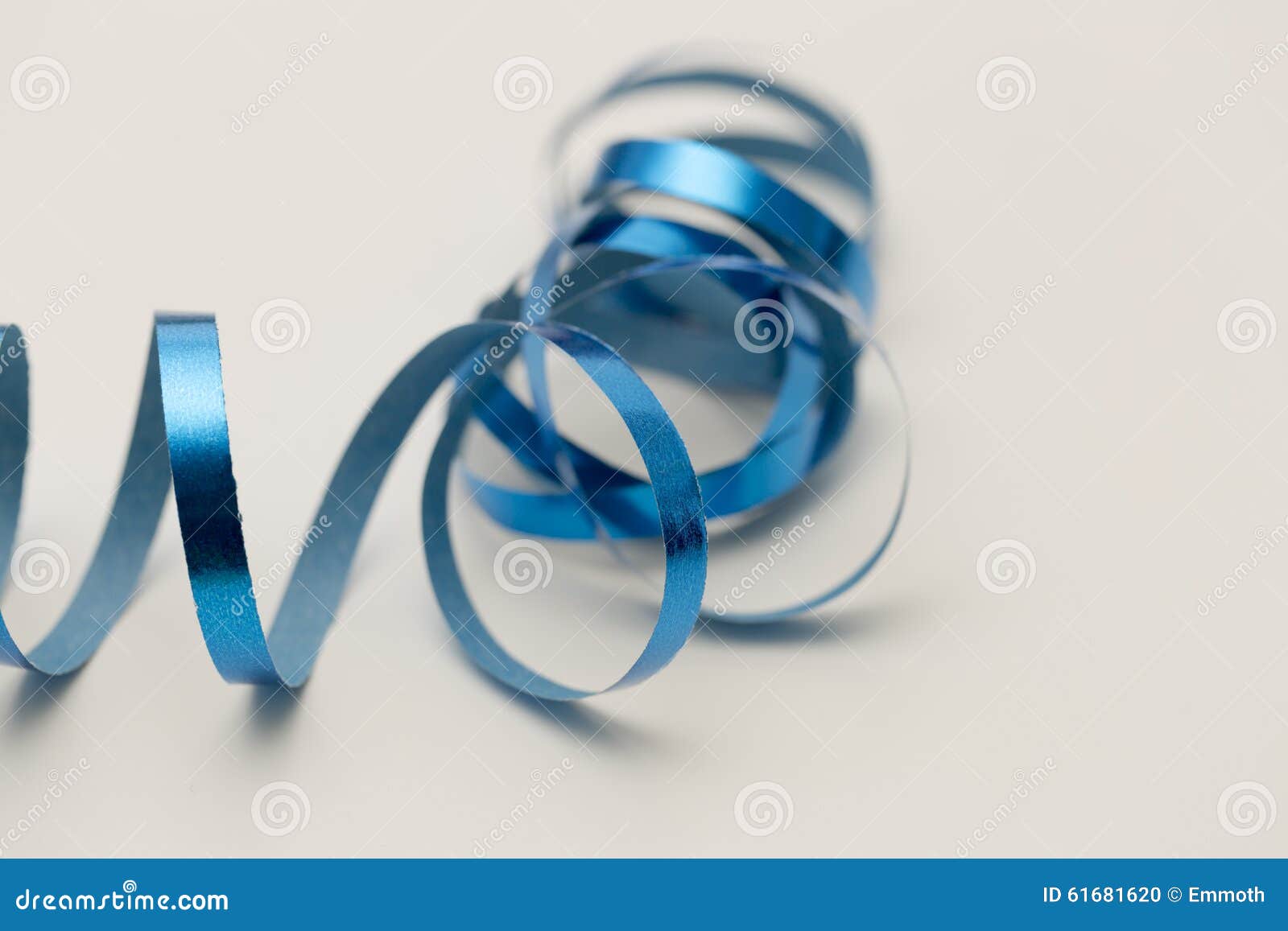 Blue Ribbon String stock photo. Image of party, string - 61681620