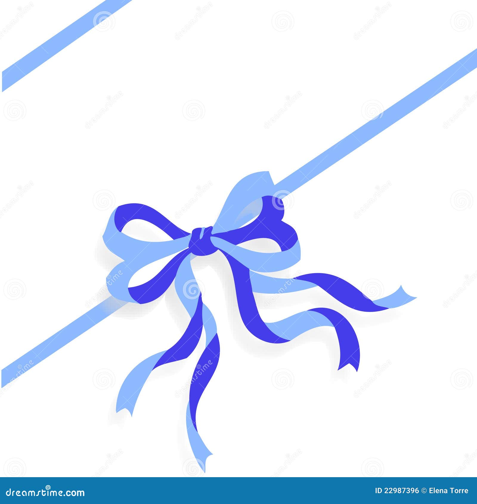 Blue Ribbon vector stock vector. Illustration of male - 22987396