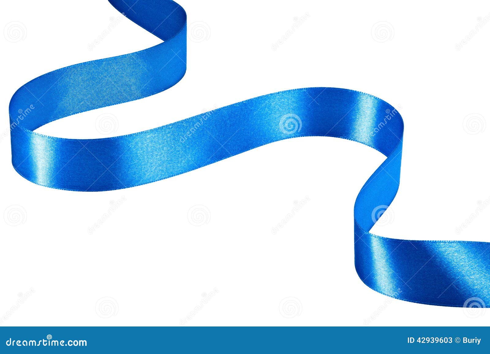 Blue ribbon stock image. Image of card, congratulation - 42939603