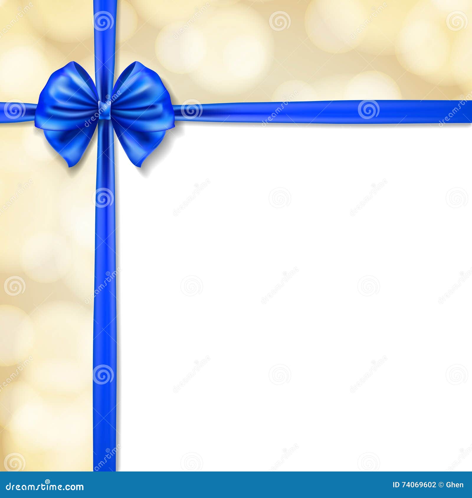 Blue ribbons stock vector. Illustration of border, diploma - 74069602