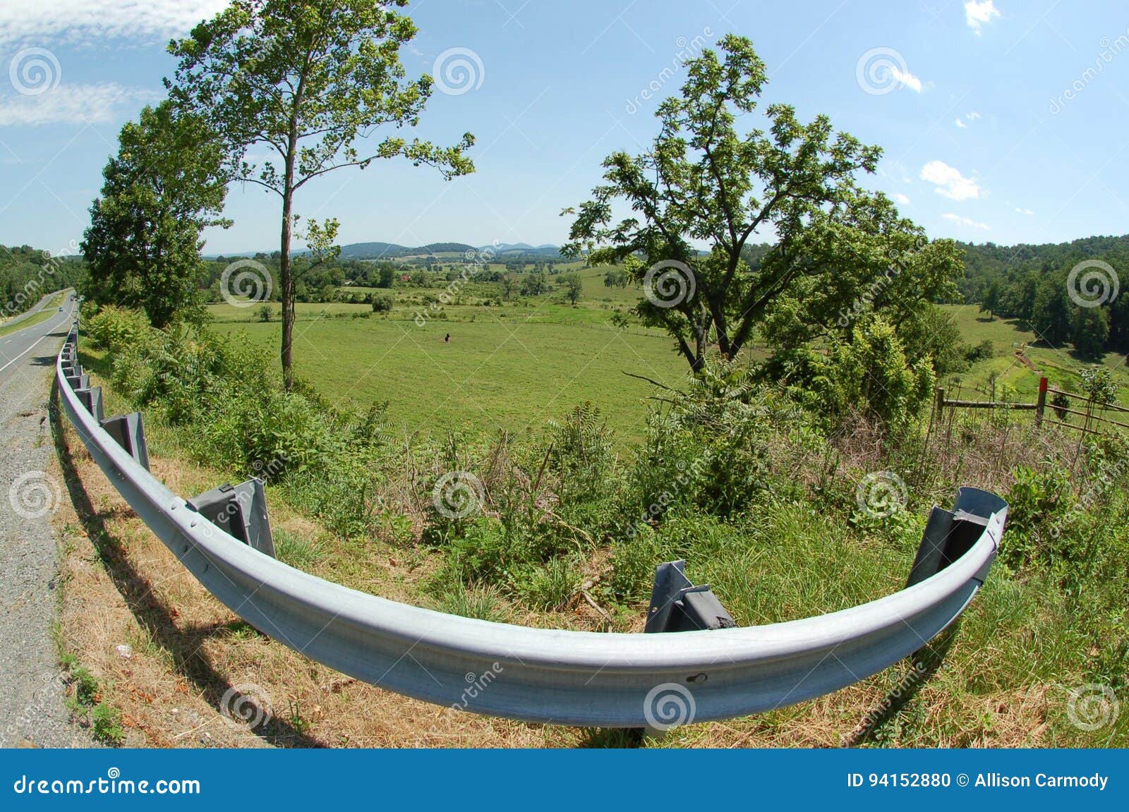 Blue Ridge Appalachia Roadside Scenic - Boyce Virginia Stock Photo ...