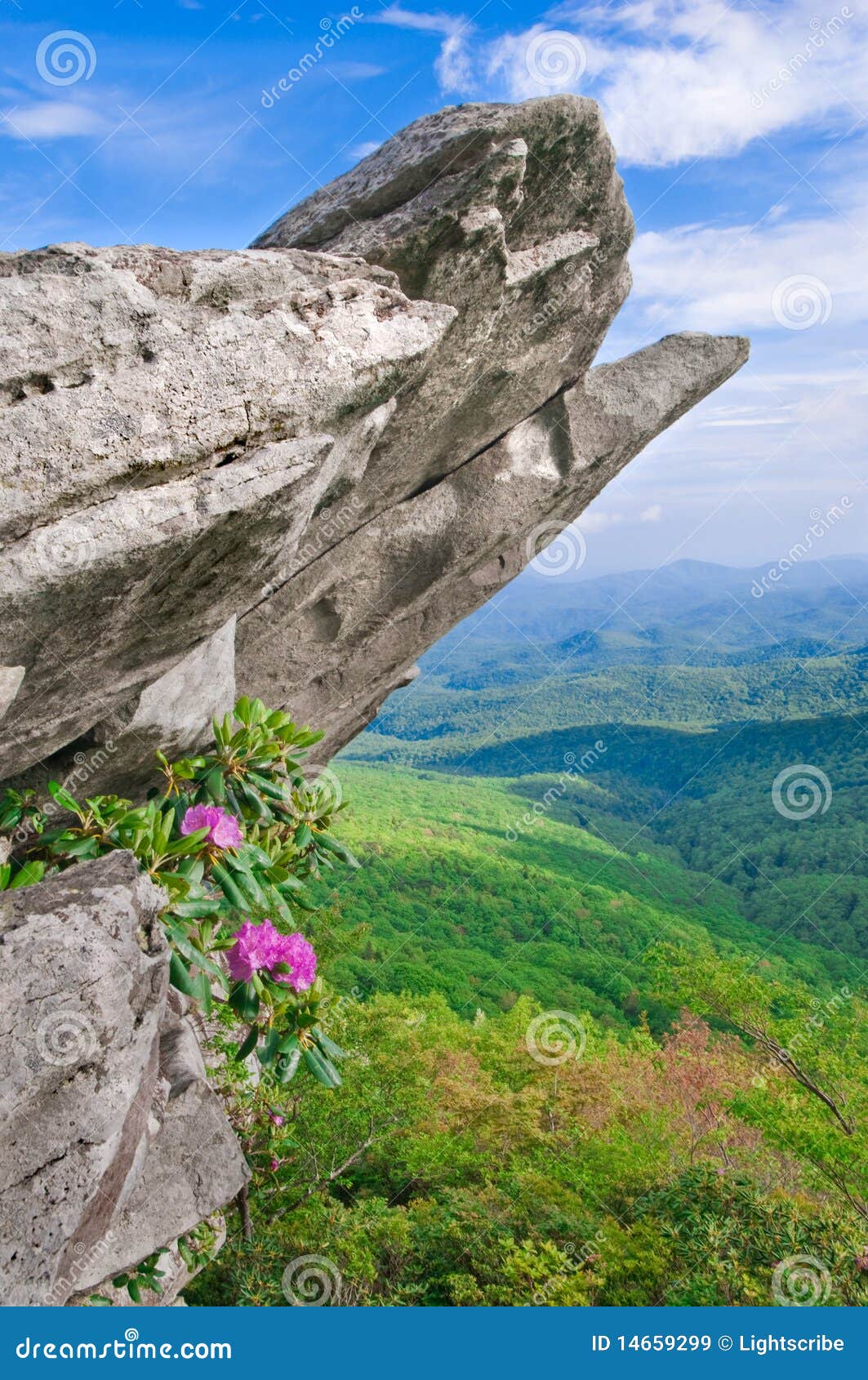Blue Ridge Mountains stock image. Image of blue, gsmnp - 14659299