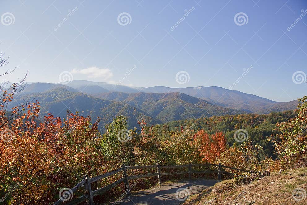 Blue Ridge Mountains in the Fall Stock Photo - Image of fall ...