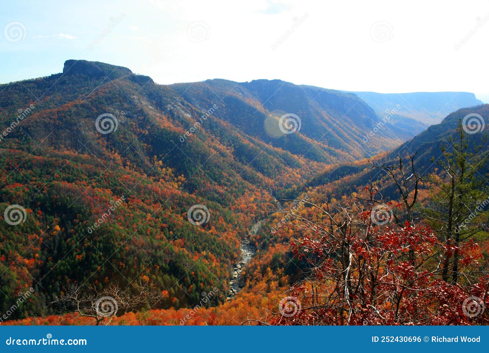 Linville Gorge, Blue Ridge Mountains, North Carolina Stock Photo ...