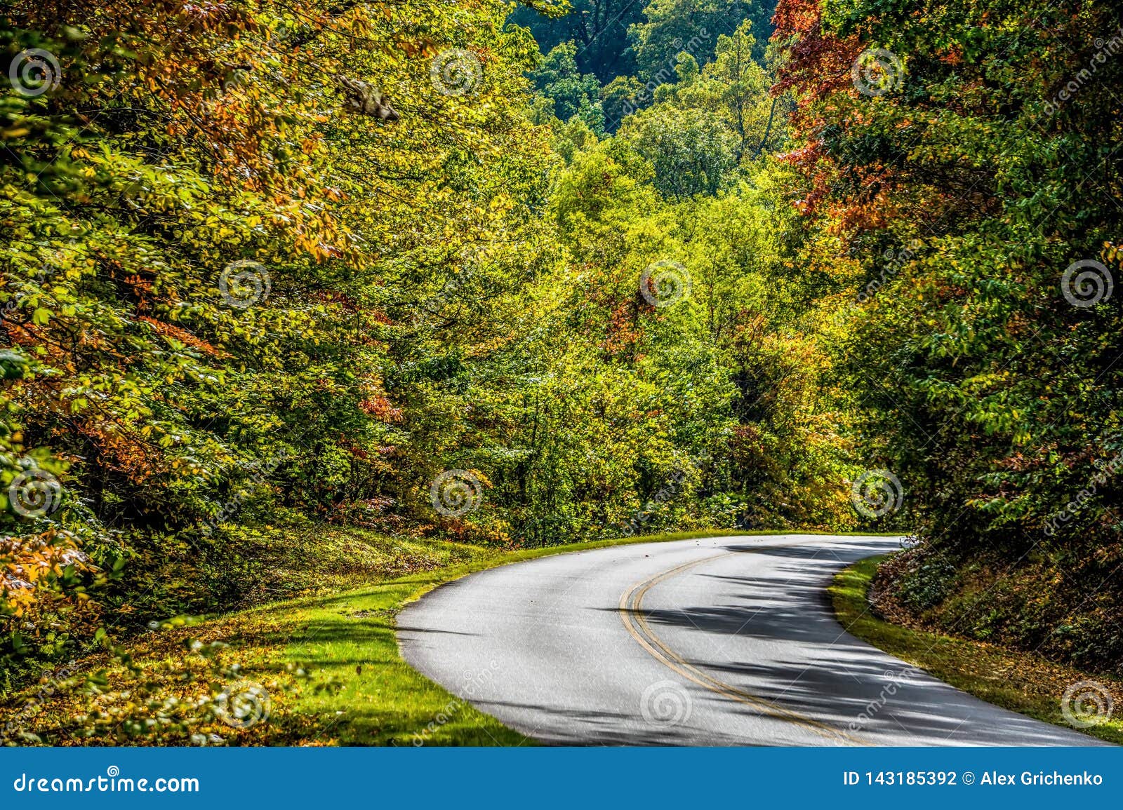Blue Ridge Mountains Views from the Parkway Stock Photo - Image of ...