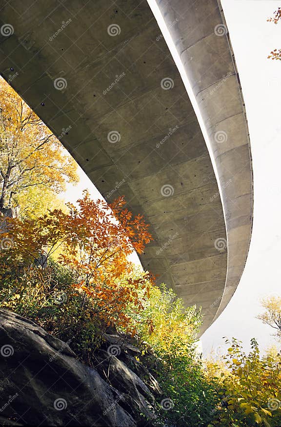 Blue Ridge Parkway Viaduct stock image. Image of mountains - 29214063
