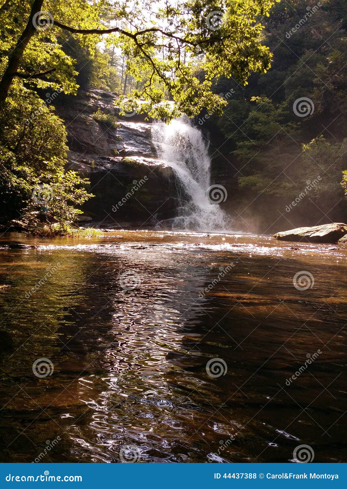 Blue Ridge Waterfall stock photo. Image of blue, ridge - 44437388