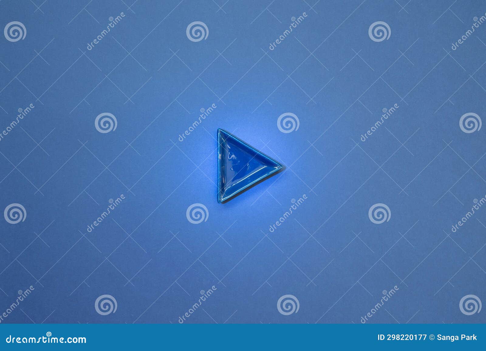 Blue Right Direction Arrow on Navy Blue Background. Top View Stock ...