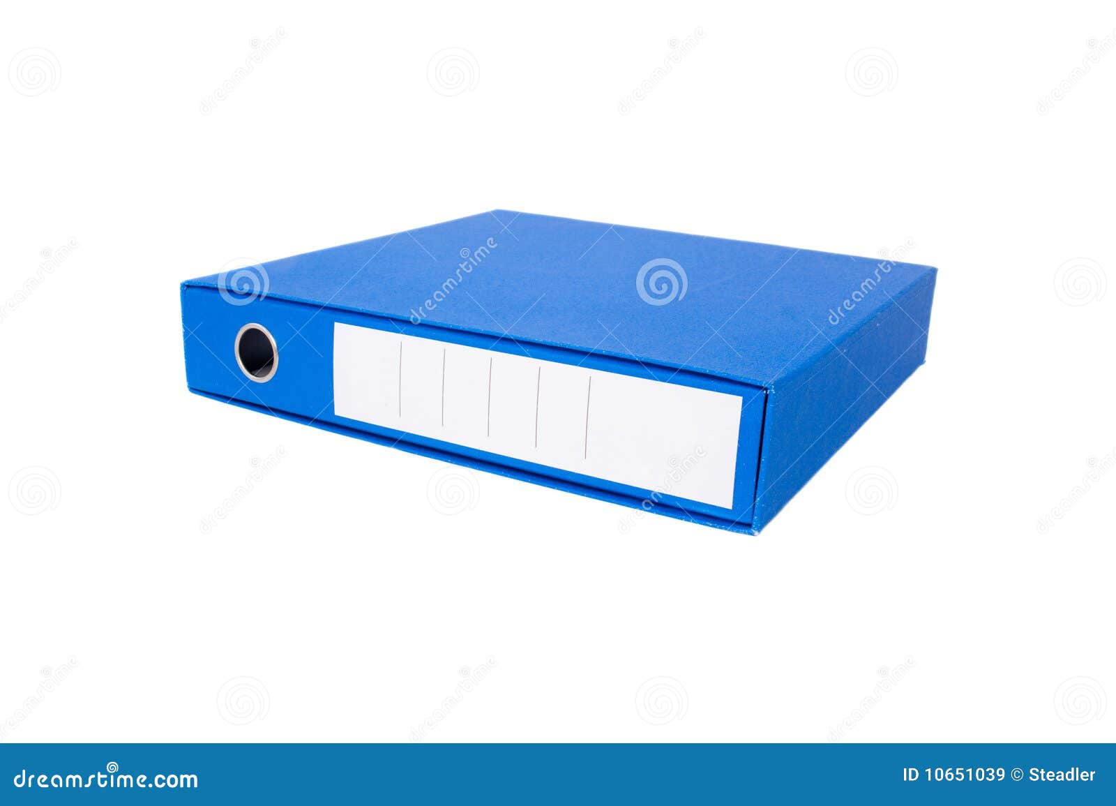 Blue Ring Binder stock image. Image of organization, office - 10651039