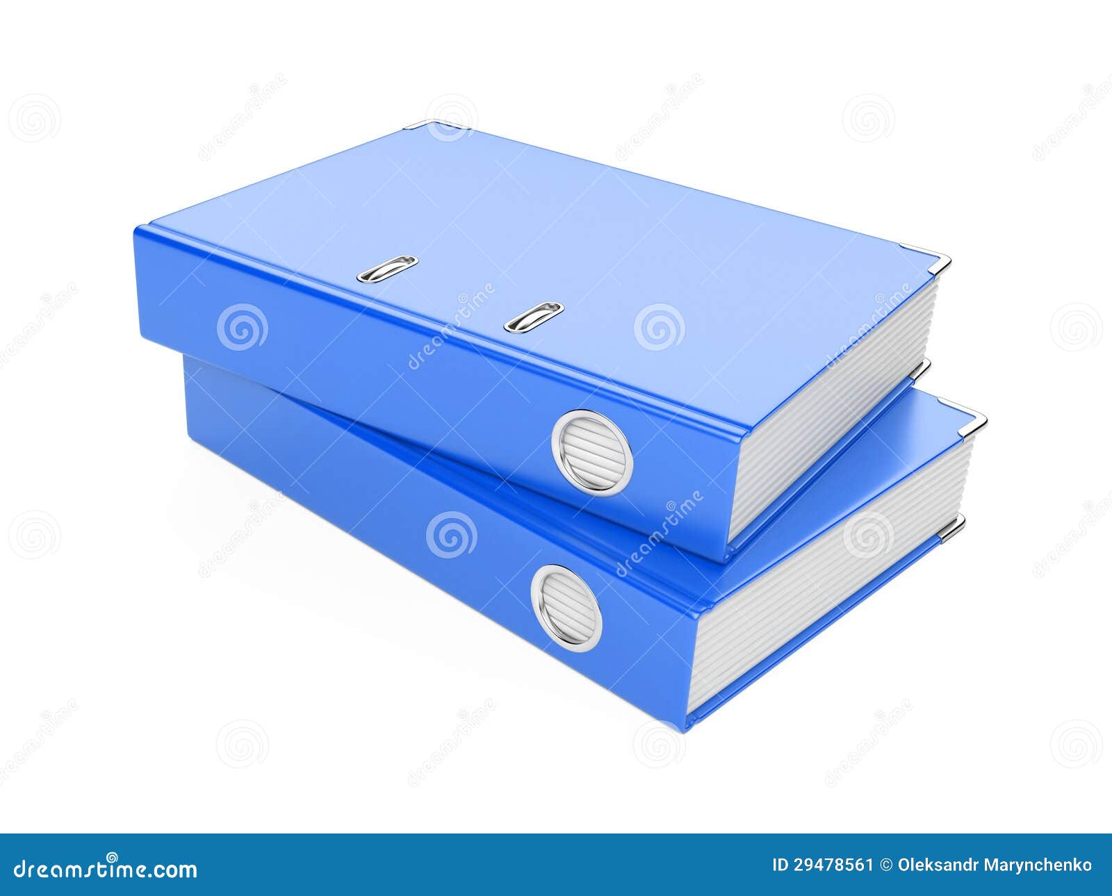 A blue ring binder stock illustration. Illustration of objects - 29478561