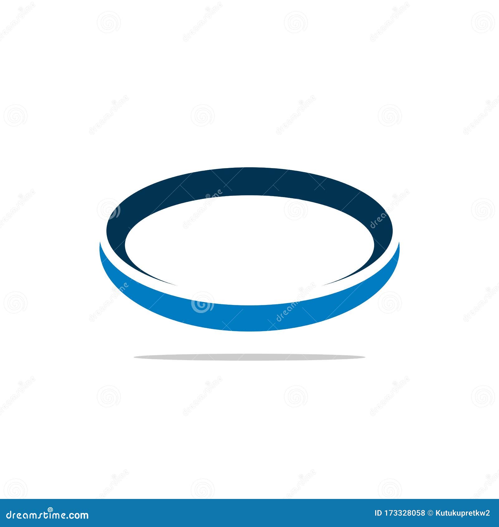 Blue Ring Orbit Logo Template Vector Design Icons Vectors Illustrations ...