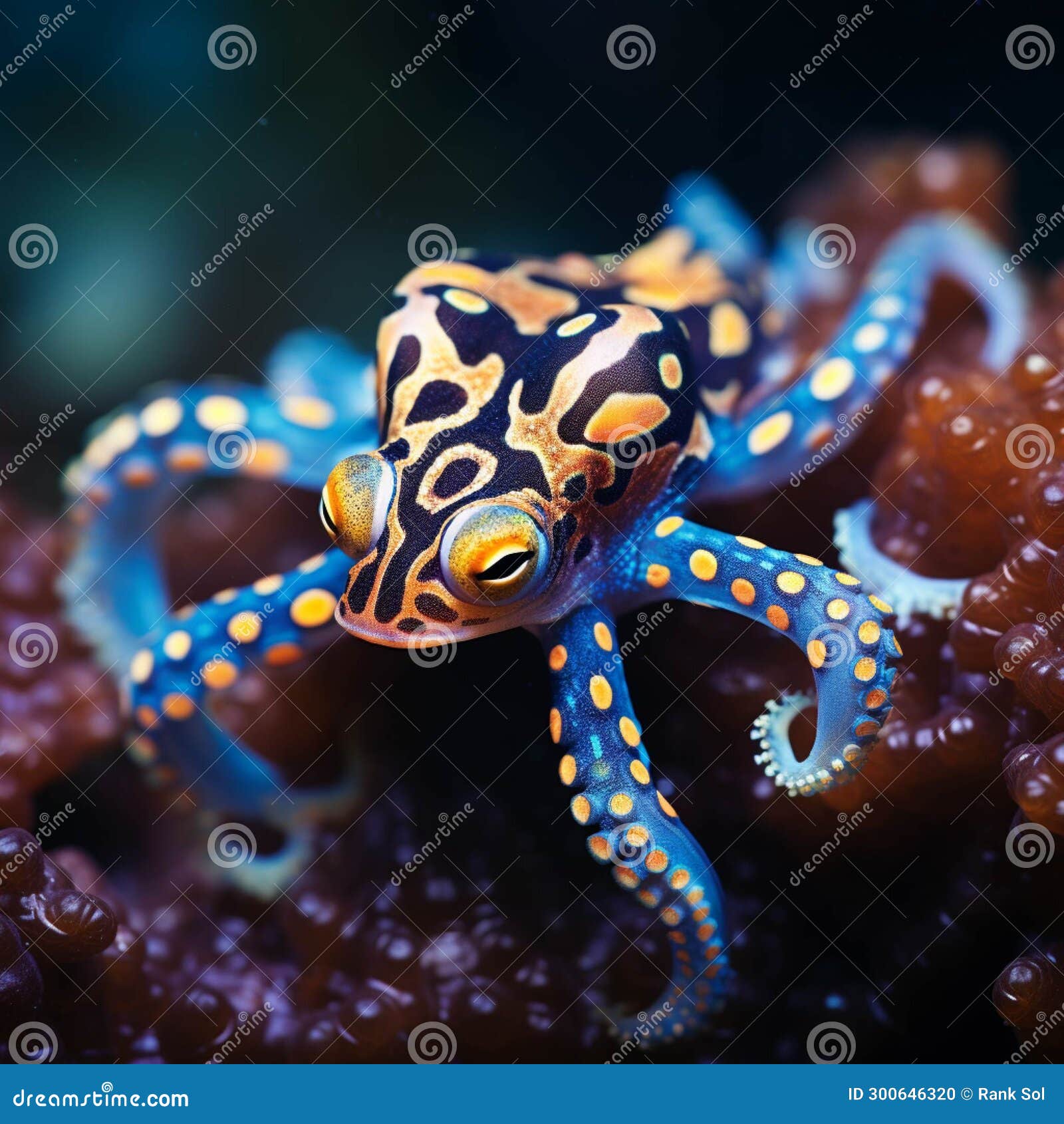 Ringed Octopus Icon Cartoon Vector | CartoonDealer.com #291960837