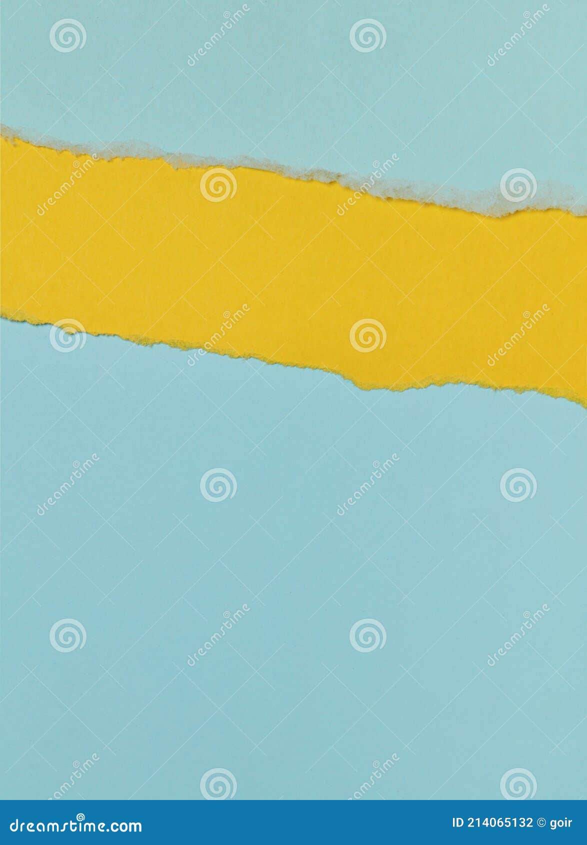 Blue ripped paper stock photo. Image of blank, copy - 214065132